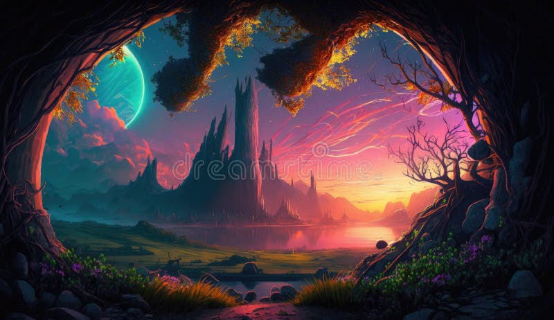 Beyond Imagination.. Generative AI Stock Illustration - Illustration of ...