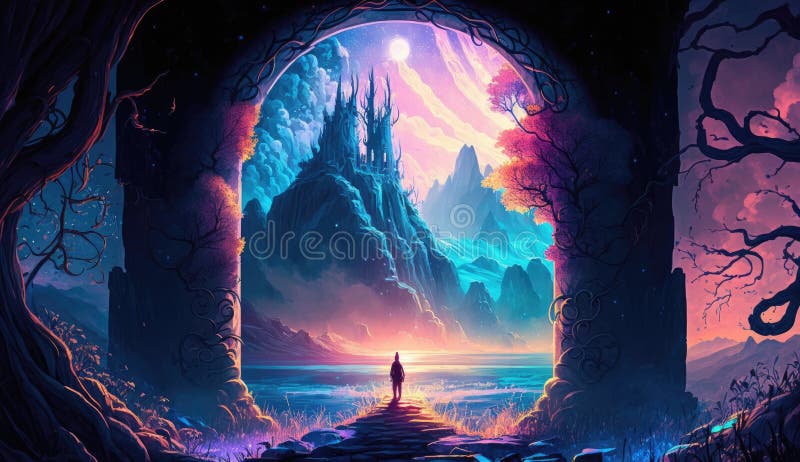 Beyond Imagination.. Generative AI Stock Illustration - Illustration of ...