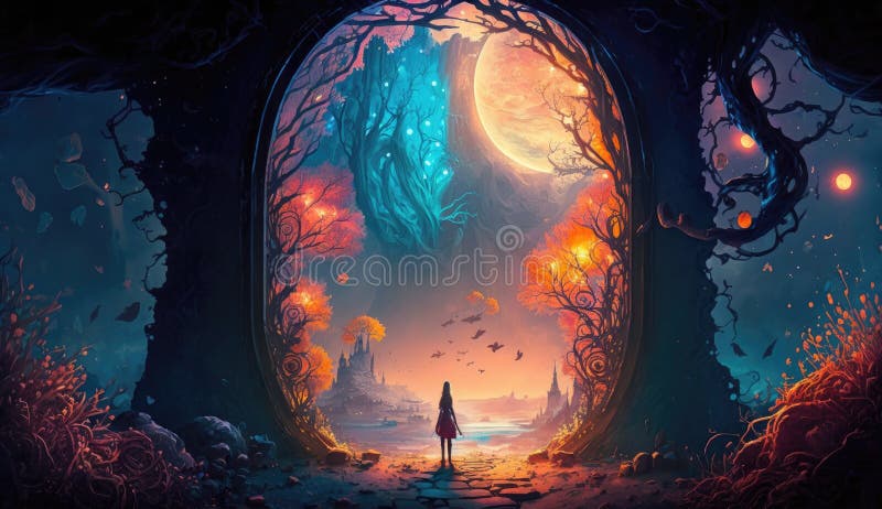 Beyond Imagination.. Generative AI Stock Illustration - Illustration of ...