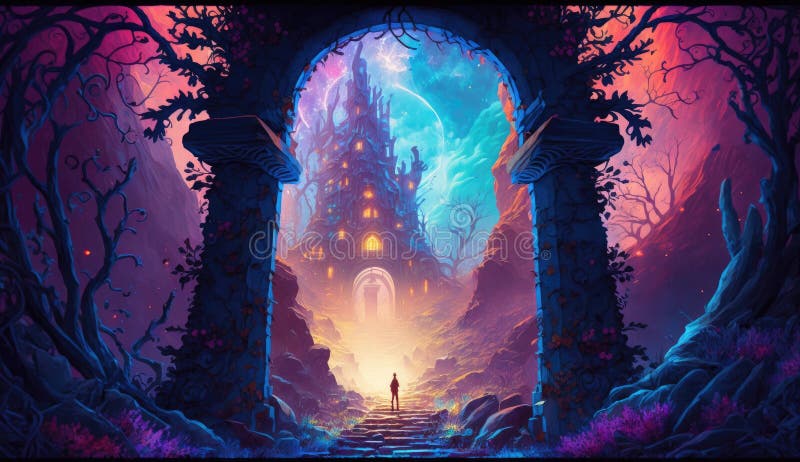 Beyond Imagination.. Generative AI Stock Illustration - Illustration of ...