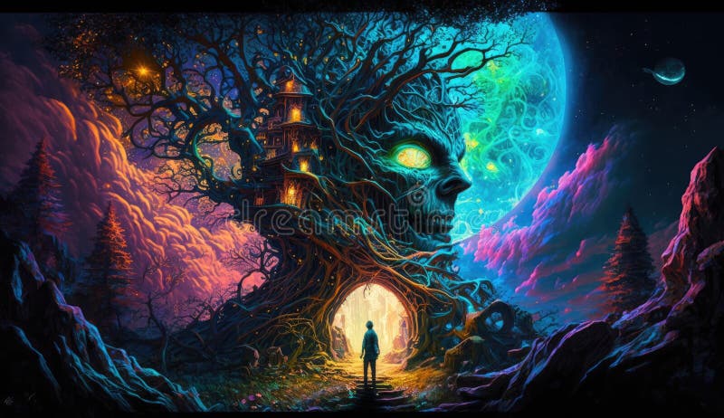 Beyond Imagination.. Generative AI Stock Illustration - Illustration of ...