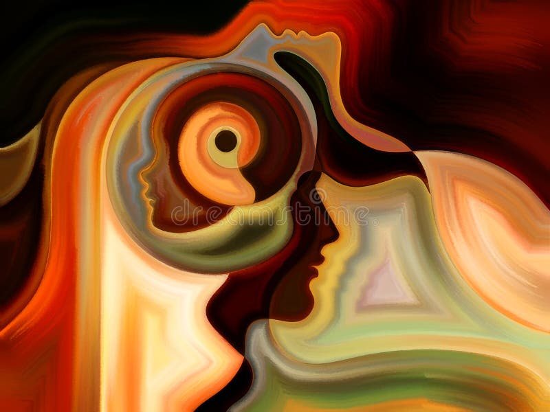 Beyond Inner Paint stock illustration. Illustration of effect - 45497734