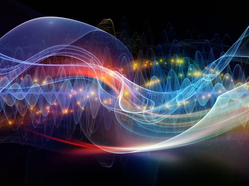 Beyond Light Wave stock illustration. Illustration of radiance - 160298553