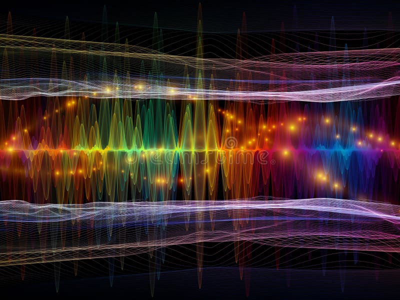 Beyond Light Wave stock illustration. Illustration of radiance - 160298553