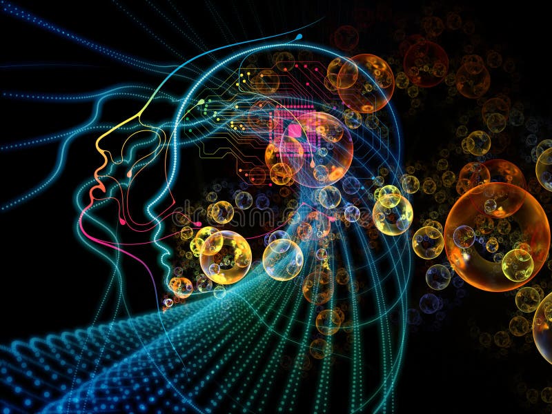 Beyond Machine Consciousness Stock Illustration - Illustration of ...