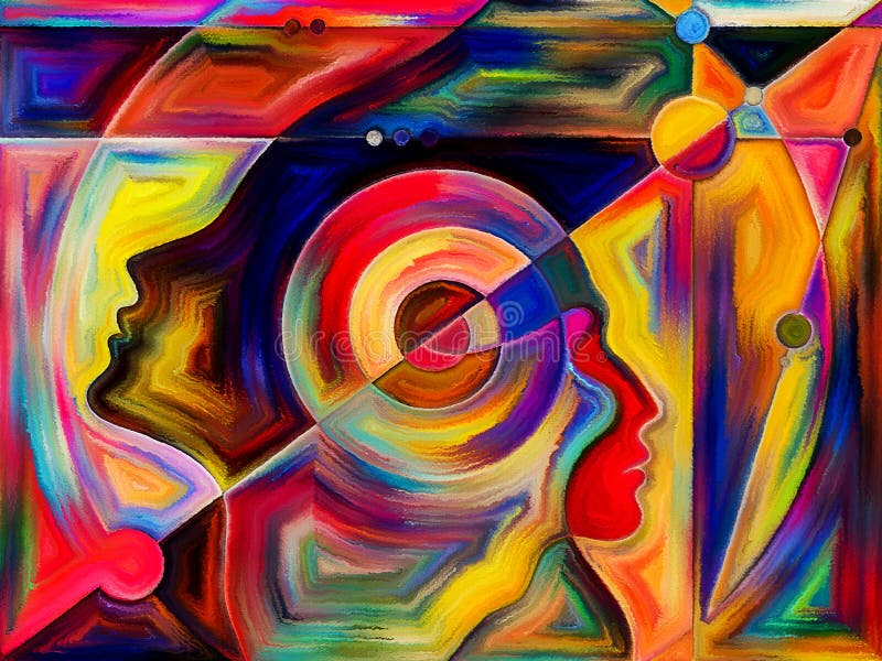 Beyond Perception stock illustration. Illustration of effect - 78851847