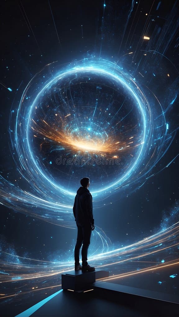 Beyond Speed: QuantumQuotient S Data Frontier. AI Generate Stock ...