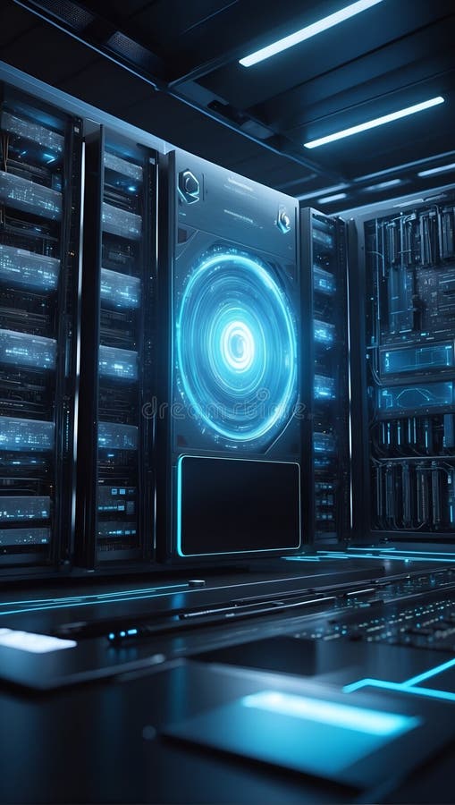 Beyond Tomorrow: QuantumQuotient S Data Vision. AI Generate Stock ...