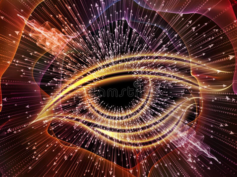 Beyond Visual Information stock illustration. Illustration of element ...