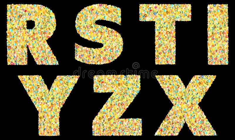 Glitter font stock vector. Illustration of font, shine - 264274874
