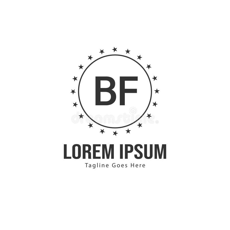 BF Letter Logo Design. Creative Modern BF Letters Icon Illustration ...