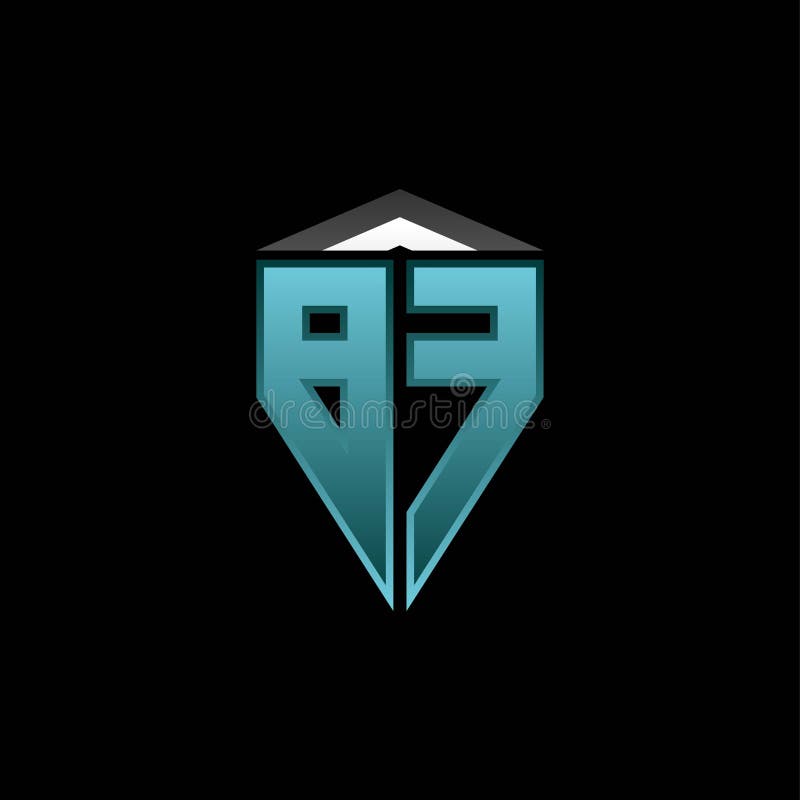 BF Logo Shield Blue Light Style Design Stock Vector - Illustration of ...