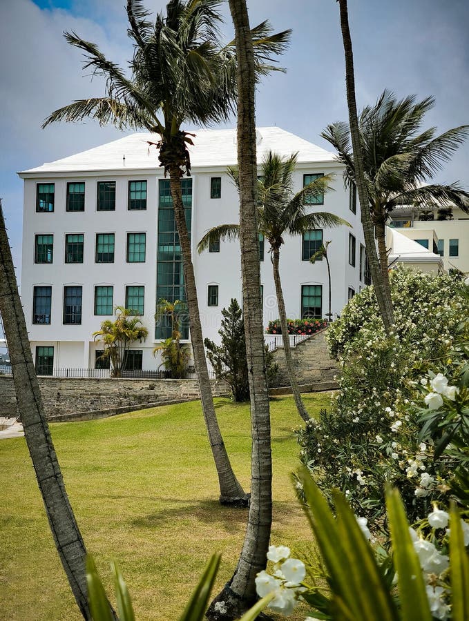 The BFand M Building in Hamilton Bermuda Stock Image - Image of ...