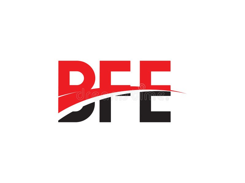BFE Letter Initial Logo Design Vector Illustration Stock Vector ...