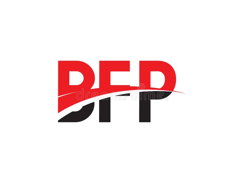 BFP Letter Initial Logo Design Vector Illustration Stock Vector ...