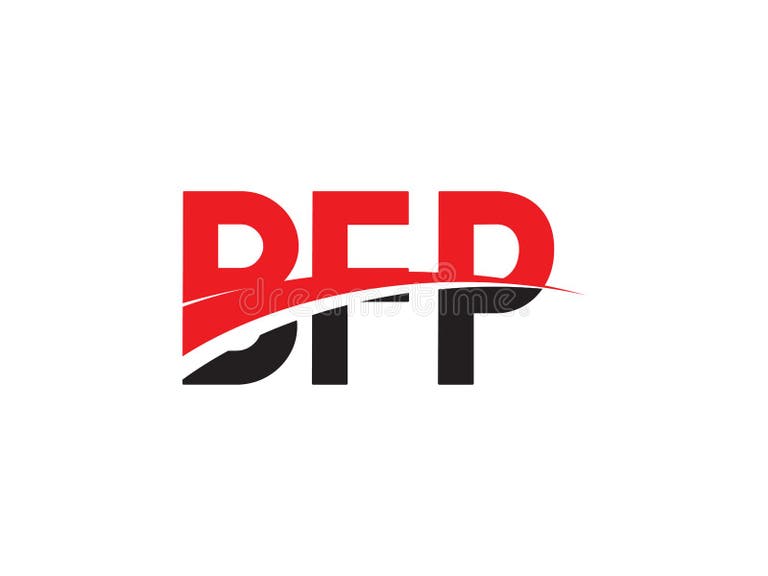 BFP Letter Initial Logo Design Vector Illustration Stock Vector ...