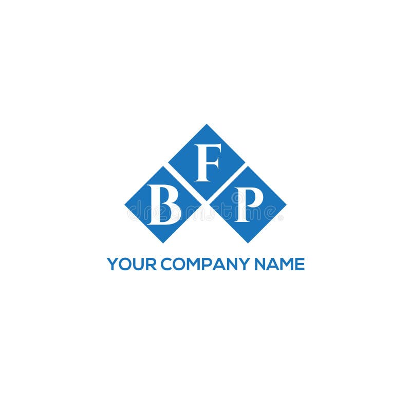 BFP Letter Logo Design on BLACK Background. BFP Creative Initials ...