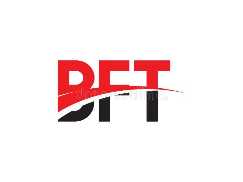 BFT Letter Initial Logo Design Vector Illustration Stock Vector ...