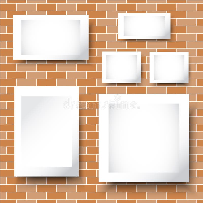 BG Brick and Frame stock vector. Illustration of design - 69940721