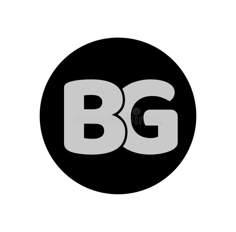 BG Company Name Initial Letters Monogram. BG Icon Stock Vector ...
