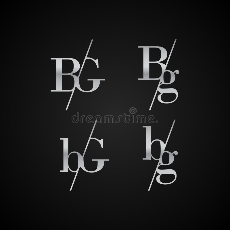 Bg Logo Silver Black Stock Illustrations – 21 Bg Logo Silver Black ...