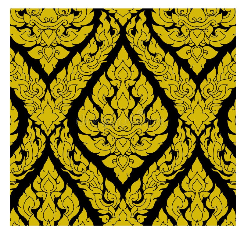 Lai Thai stock vector. Illustration of poster, collection - 81256181