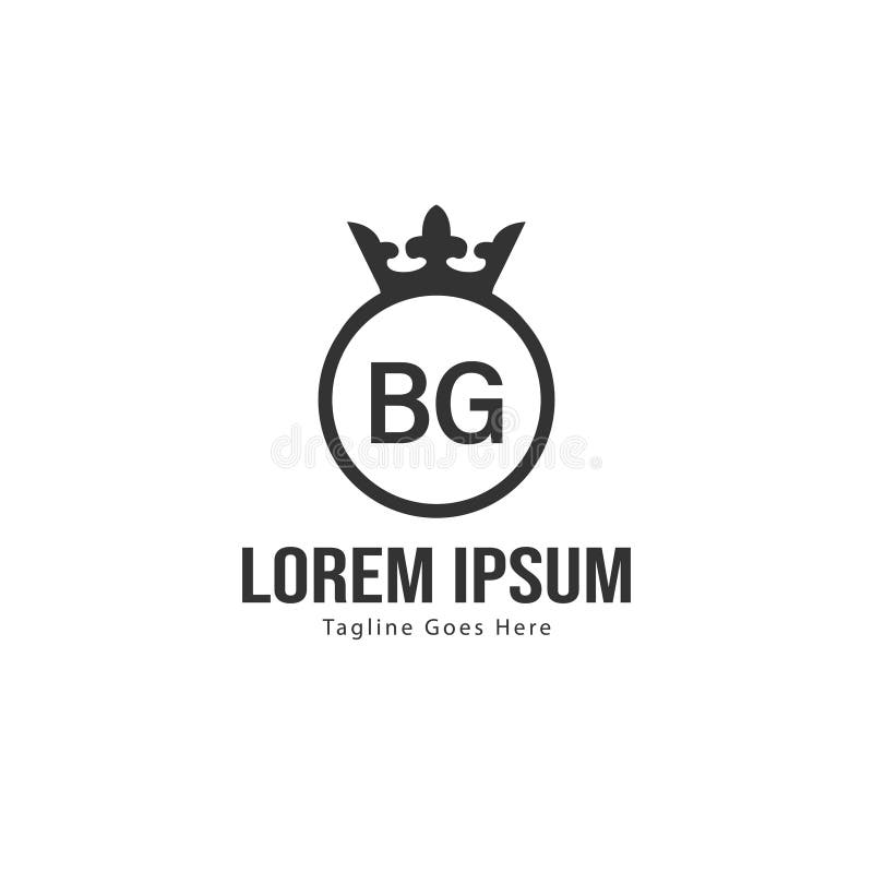BG Letter Logo Design. Creative Modern BG Letters Icon Illustration ...