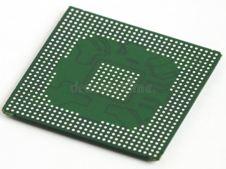 BGA chip in prospect stock image. Image of reverse, circuit - 12302359