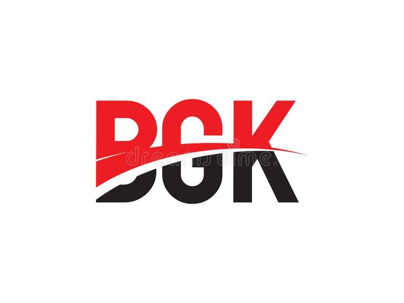 BGK Letter Initial Logo Design Vector Illustration Stock Vector ...