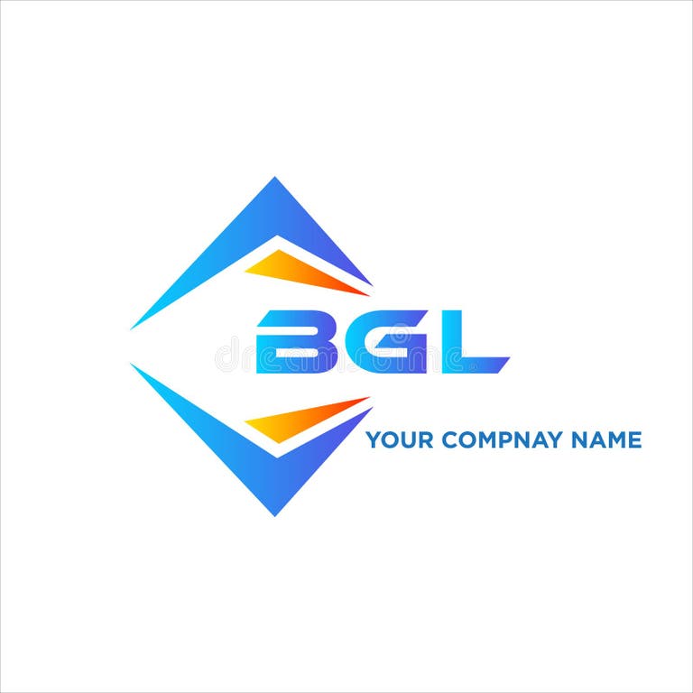BGL Abstract Technology Logo Design on White Background. BGL Creative Stock Vector ...