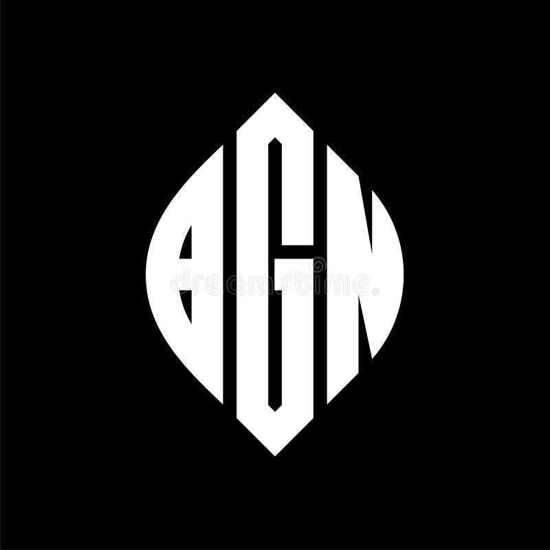 BGN Circle Letter Logo Design with Circle and Ellipse Shape. BGN ...