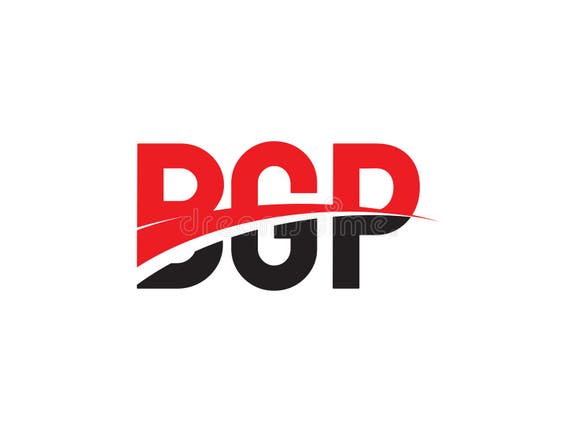 BGP Letter Initial Logo Design Vector Illustration Stock Vector ...