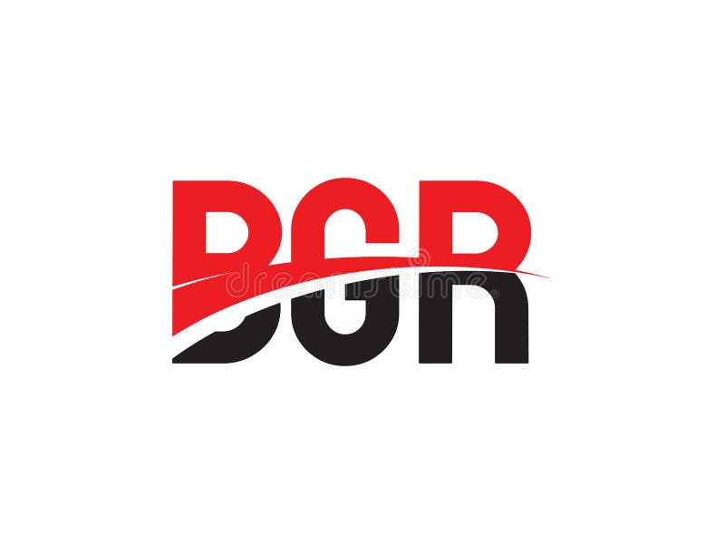 BGR Letter Initial Logo Design Vector Illustration Stock Vector ...
