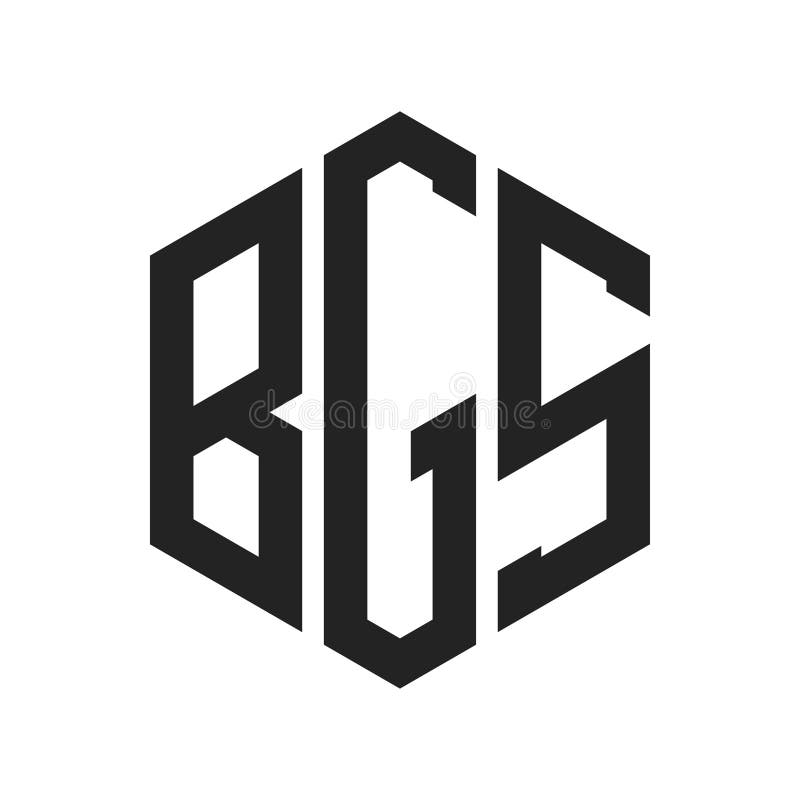 BGS Logo Design. Initial Letter BGS Monogram Logo Using Hexagon Shape ...