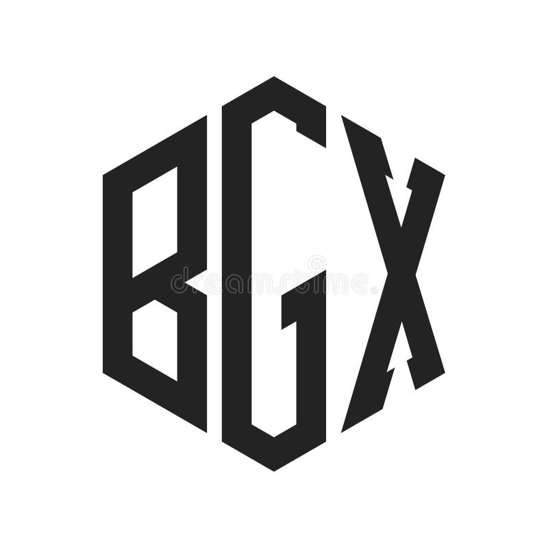 BGX Logo Design. Initial Letter BGX Monogram Logo Using Hexagon Shape ...