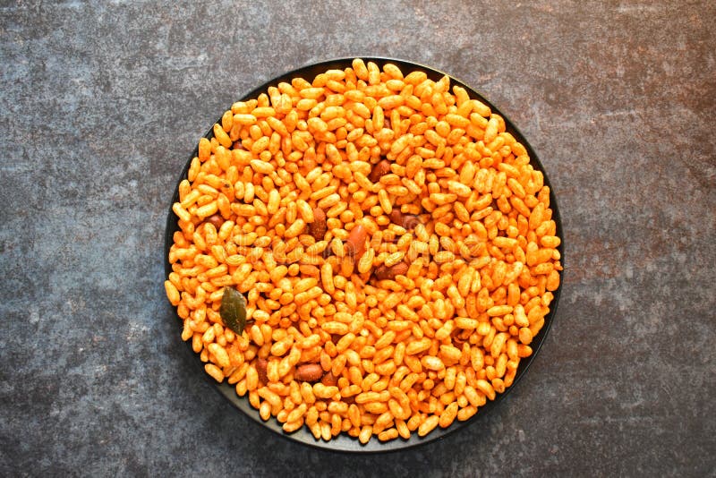 Bhadang snack food stock photo. Image of crispy, ingredient - 204558642