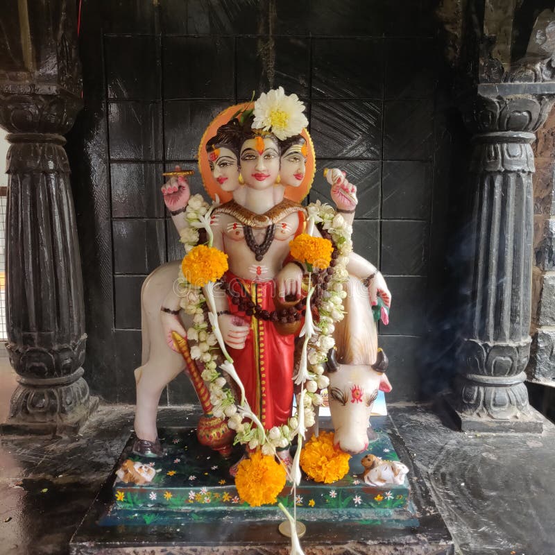 Hindu God of Peace, Calm and Prosperity Stock Photo - Image of ...