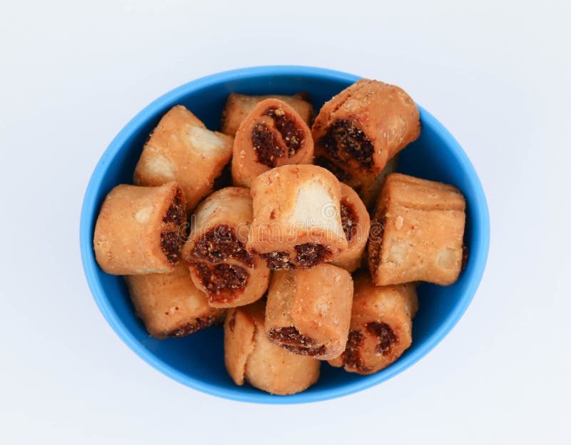 Bhakarwadi stock image. Image of homemade, arabian, kesar - 89826655