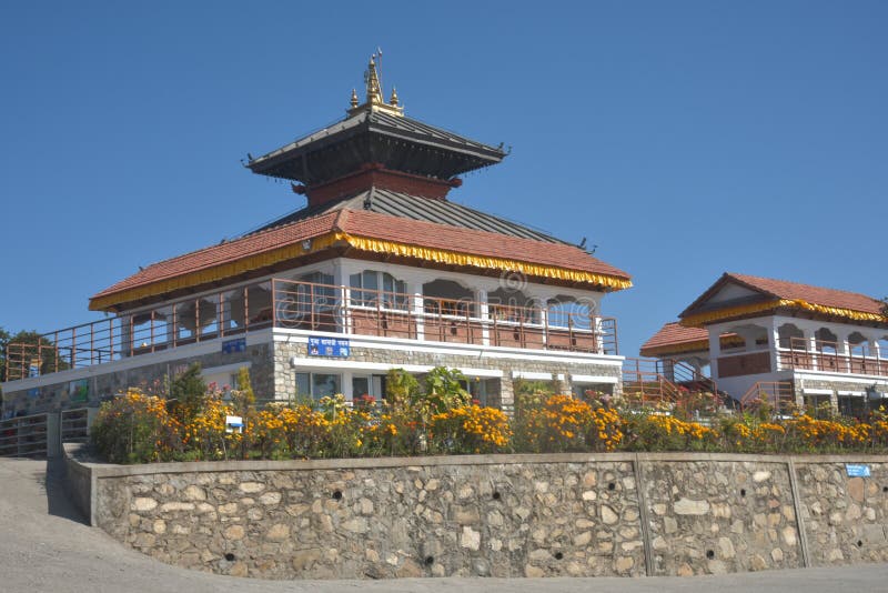 Modern Pagoda Style Hindu Temple Stock Image - Image of culture, temple ...