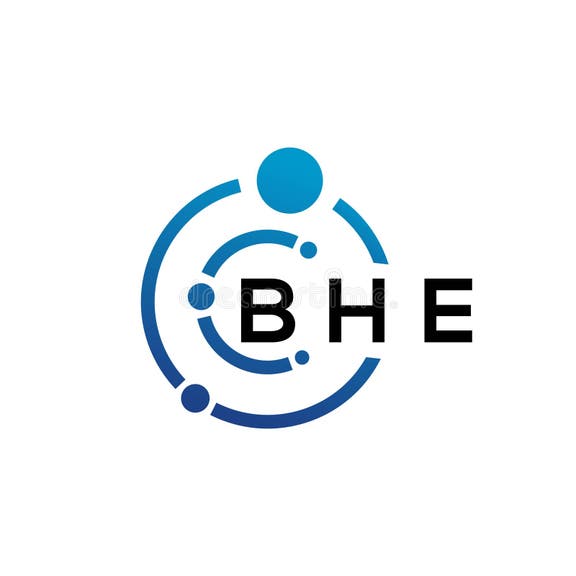 BHE Letter Logo Design on White Background. BHE Creative Initials ...