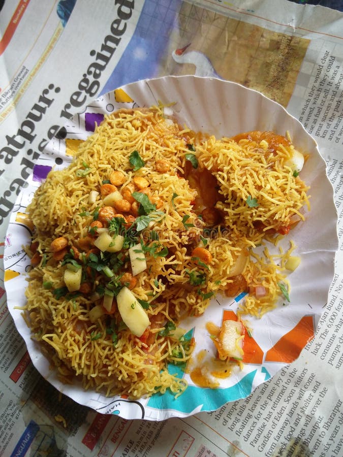 Bhel stock image. Image of tasty, hotel, food, bhel - 112393069