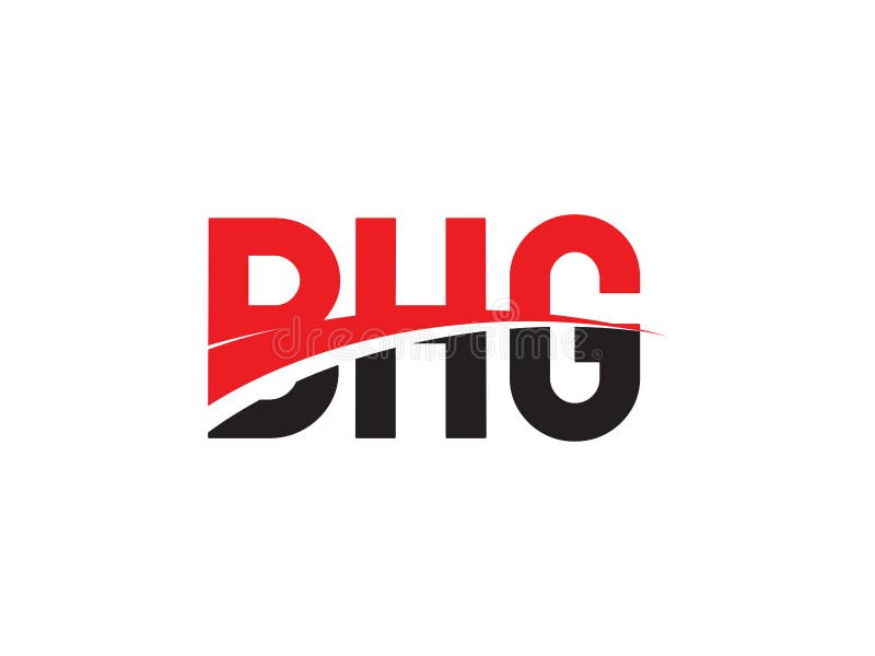 BHG Letter Initial Logo Design Vector Illustration Stock Vector ...