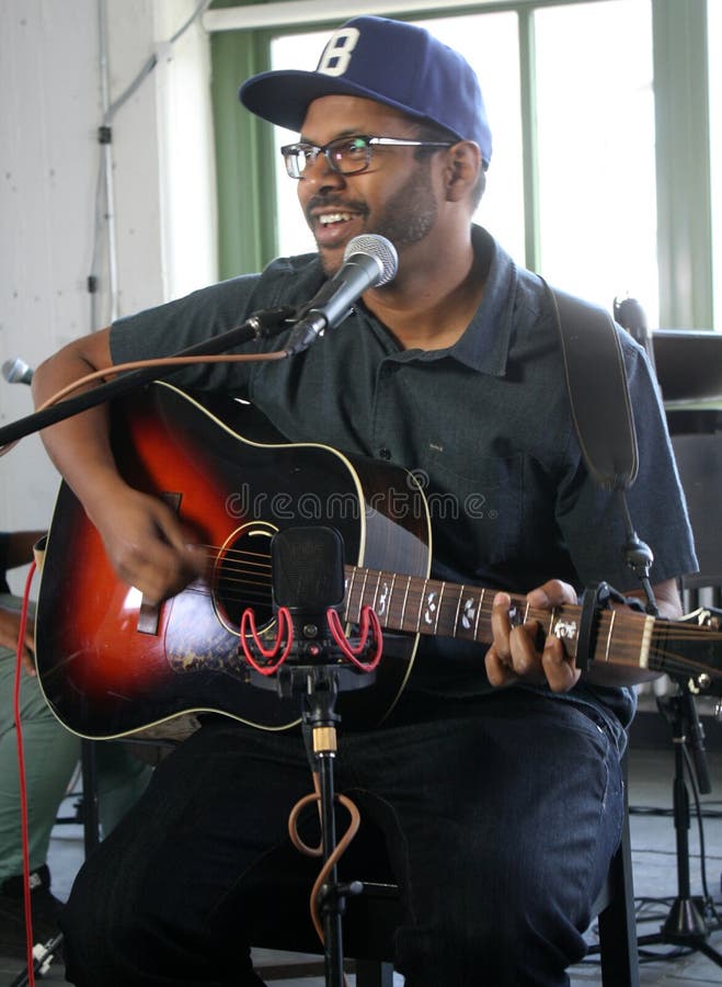 Bhi Bhiman Filming a Session in Brooklyn Editorial Stock Image - Image ...