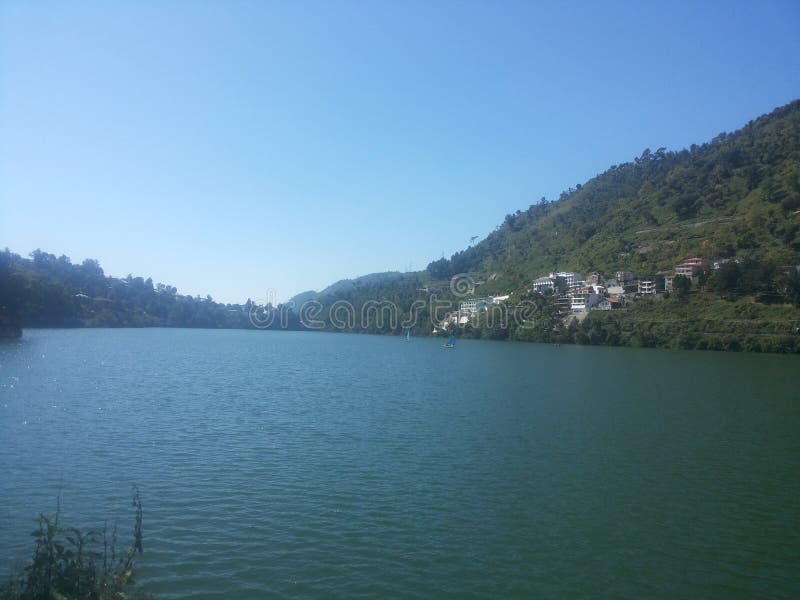 Bhimtal lake stock photo. Image of city, bhimtal, nainital - 45757772
