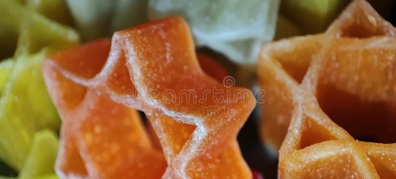 Bhindi Cut Ring Papad Macro Photography Stock Photo - Image of ring ...