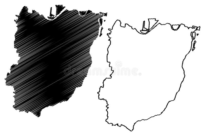 Bhojpur District Bihar State, Patna Division, Republic of India Map ...