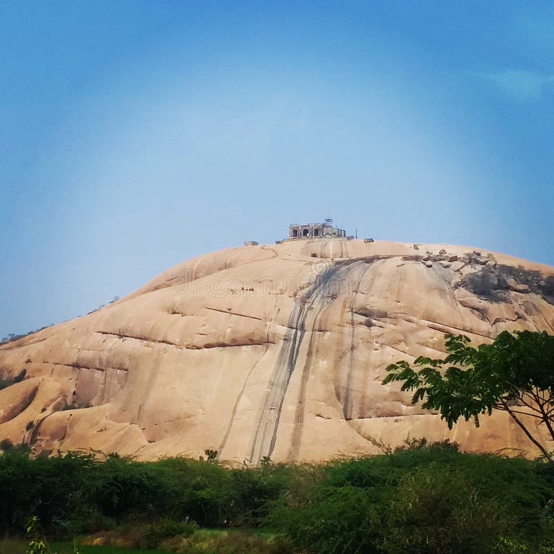 Bhongir Fort, Warangal stock photo. Image of ancient - 143428394
