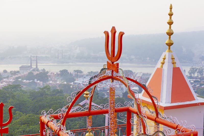 Bhootnath Temple of Shiva, Rishikesh Stock Photo - Image of religion ...