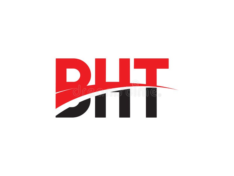 BHT Letter Initial Logo Design Vector Illustration Stock Vector ...