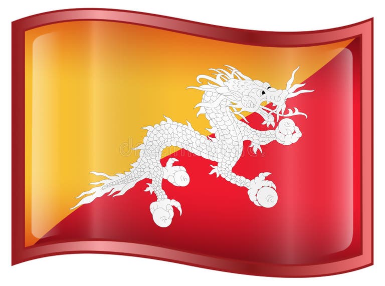 Bhutan Dragon Flag Stock Illustrations – 848 Bhutan Dragon Flag Stock ...